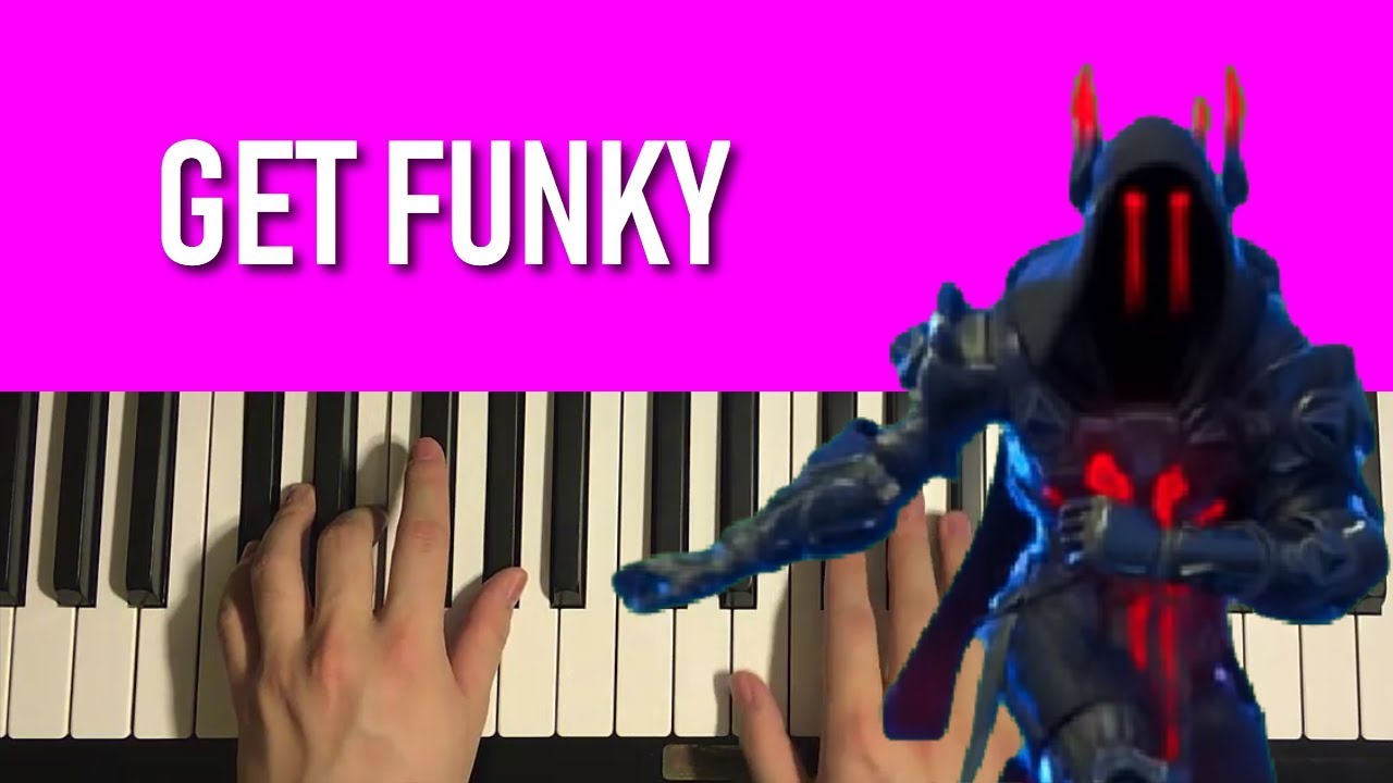 FORTNITE - Get Funky (Piano Tutorial Lesson) - YouTube