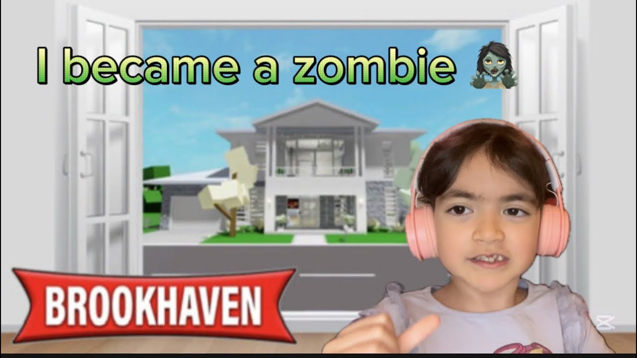 I became a zombie 🧟‍♀️ in Roblox Brookhaven - YouTube