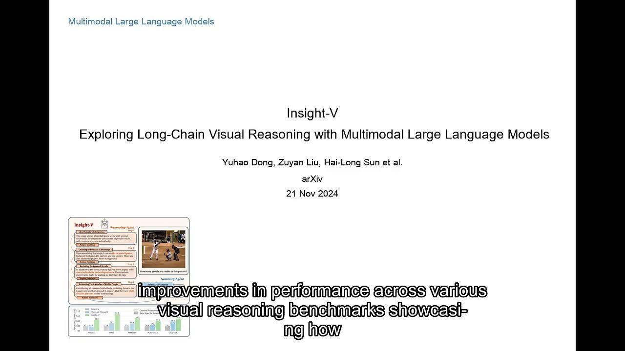 [English] Insight V Exploring Long Chain Visual Reasoning with Multimodal Large Language Models ...