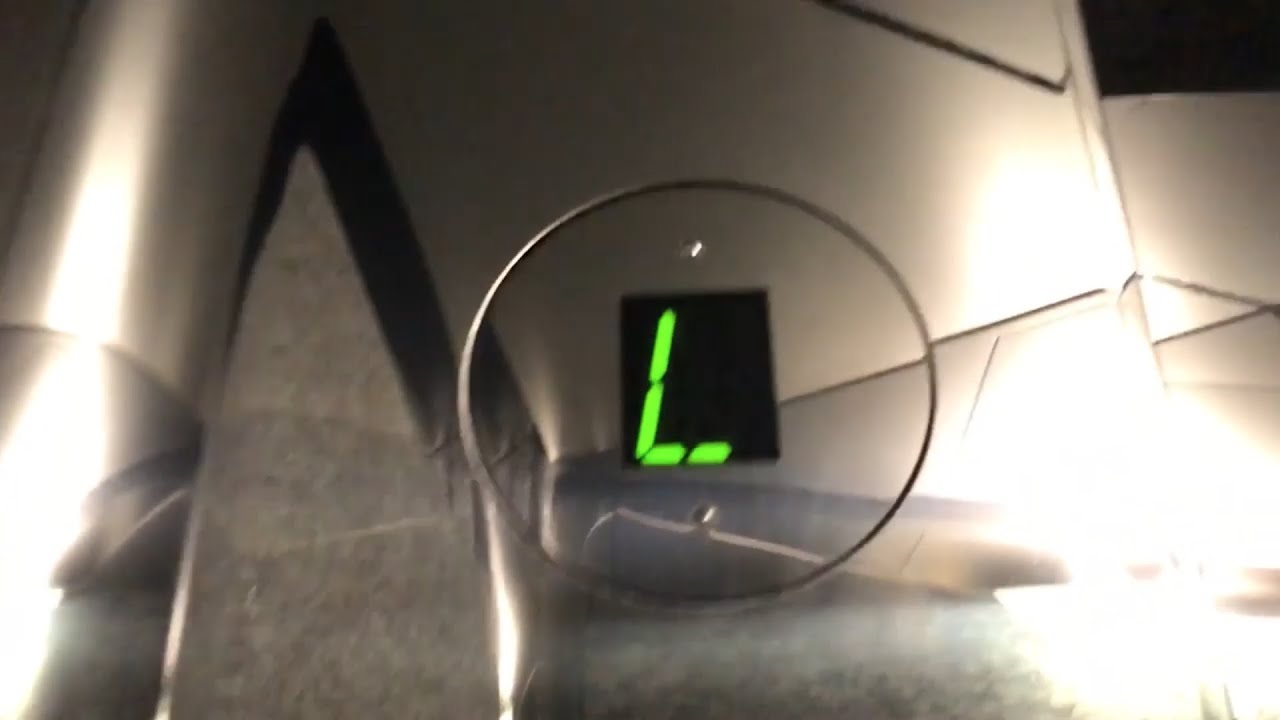 Otis hydraulic cafeteria elevator-John Hancock tower Boston MA - YouTube