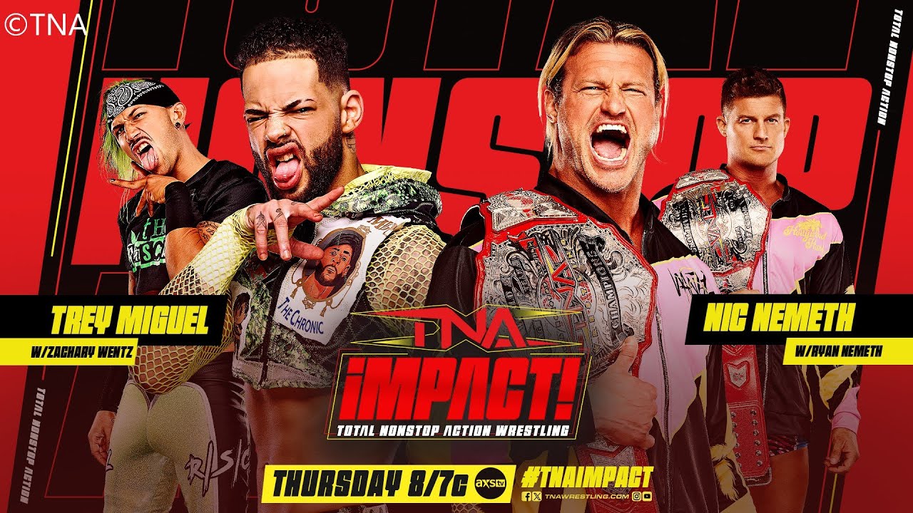 Nic Nemeth v Zachary Wentz / Singles Match / TNA iMPACT #1093 / WWE ...