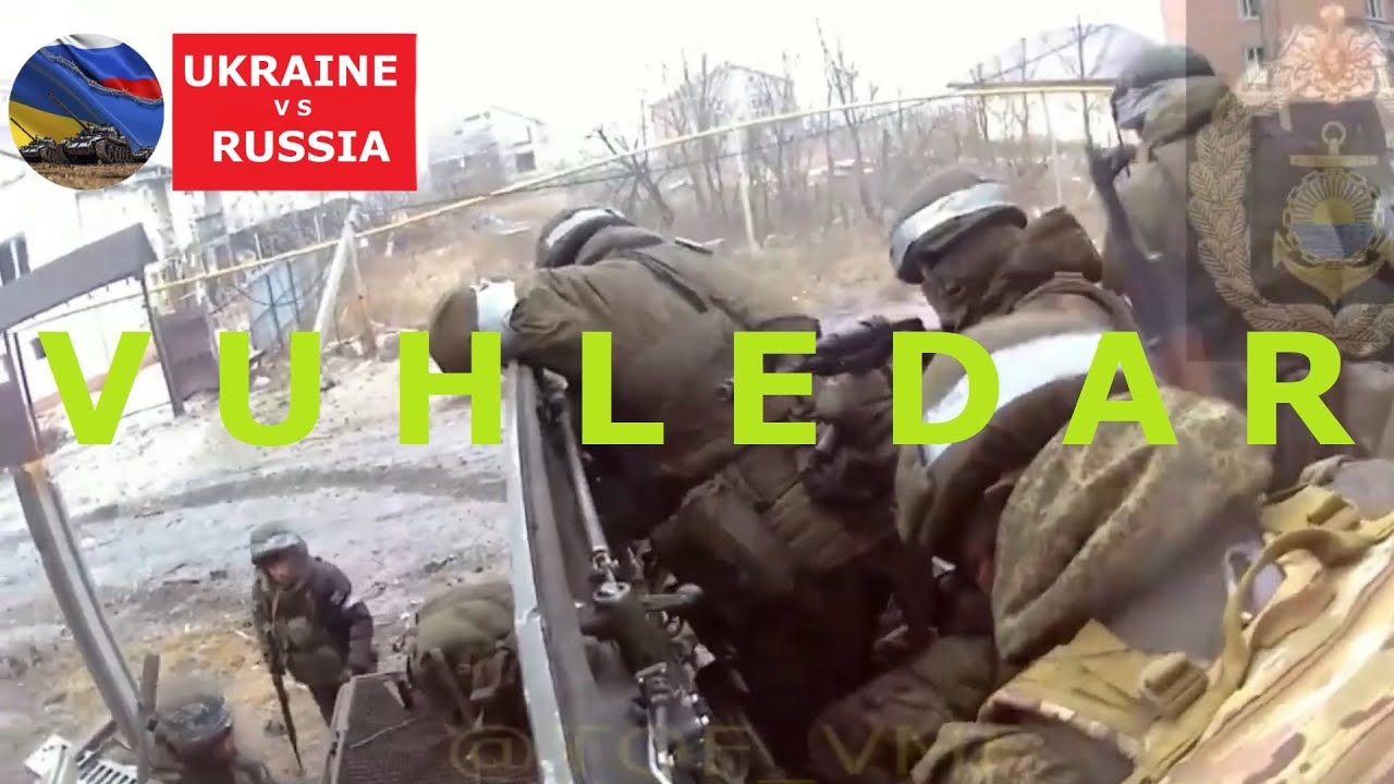 Assault operation in the outskirts of Vuhledar, Russian Marine PoV ...