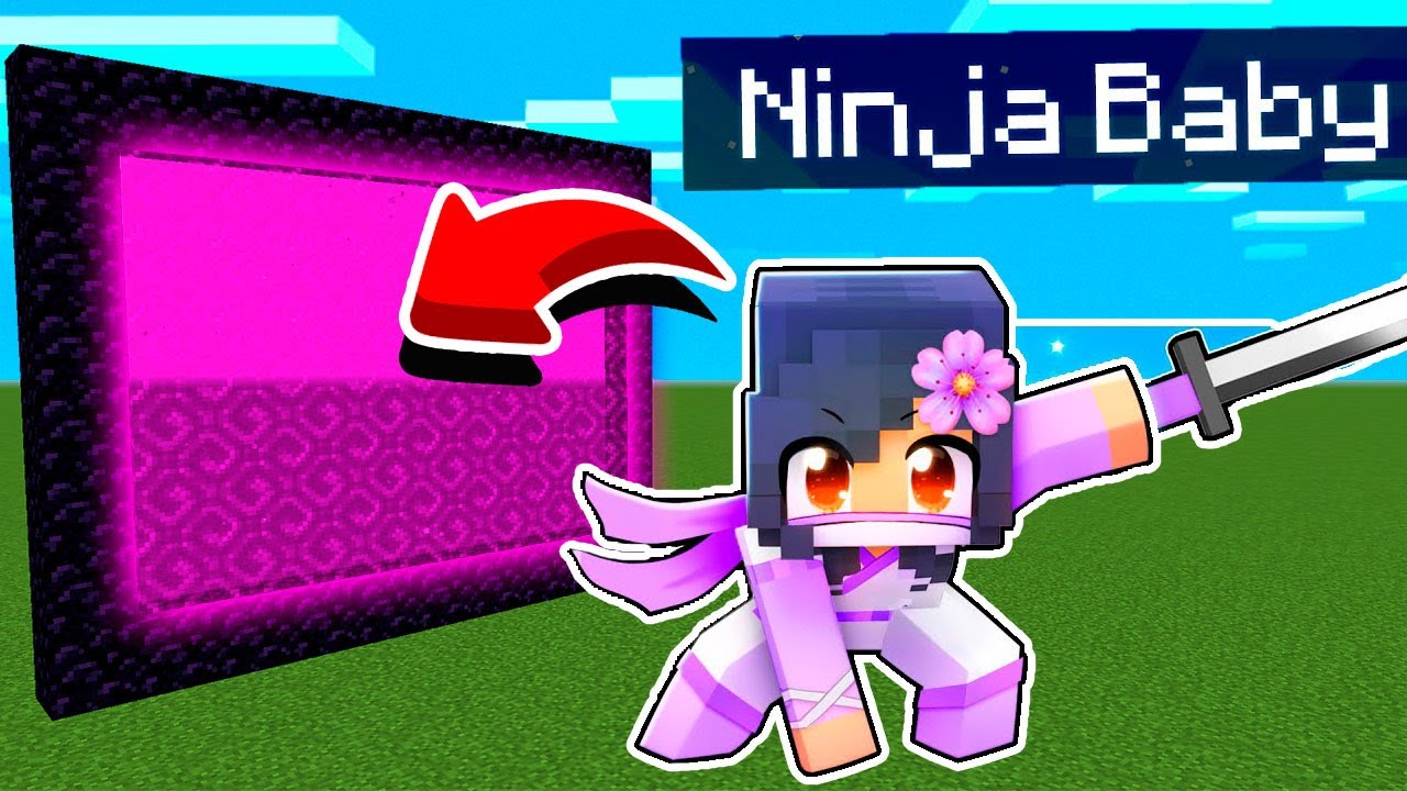 How To Make A Portal To The Aphmau Ninja Baby in Minecraft - YouTube