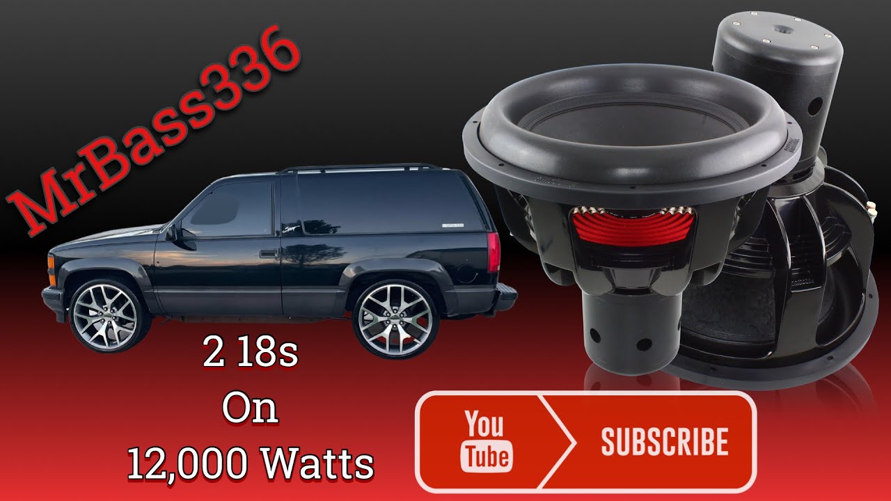 2 Door Tahoe with 12,000 Watts Sound System Knocking Doors Off - YouTube