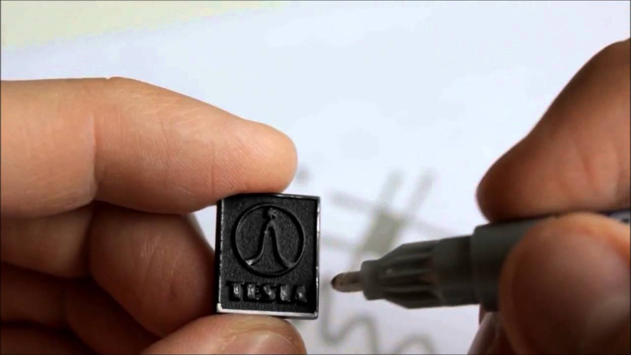 Fixing raised silver/chrome lettering - YouTube