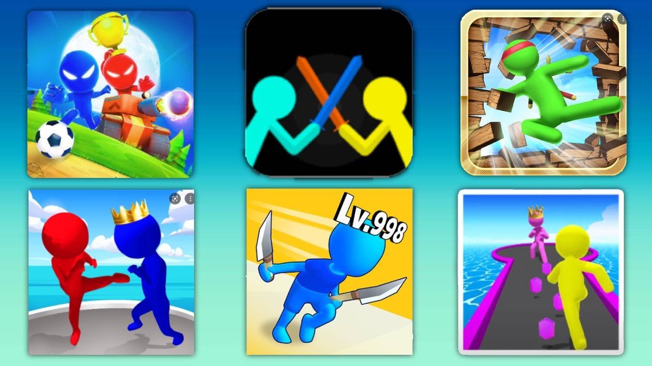 Stickman Party, Supreme Duelist Stickman, Giant Rush, Size Up, Solo ...