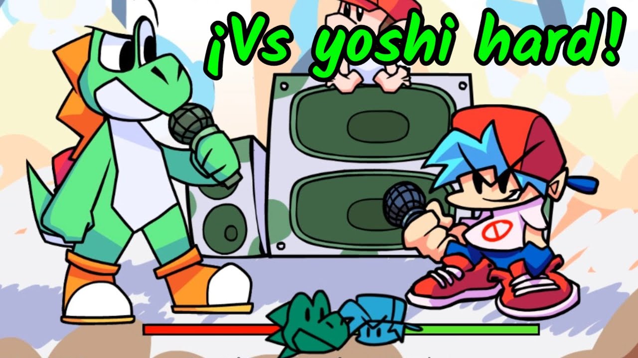 mod funado... Vs yoshi fnf hard gameplay español - YouTube