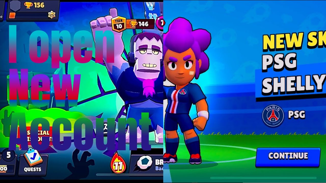 I open new account and i get psg Shelly Frank and more - YouTube