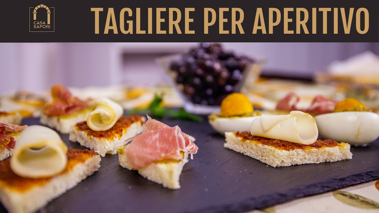 TAGLIERE PER APERITIVO - ASPARAGI E POMODORI SECCHI - Ricetta facile e ...