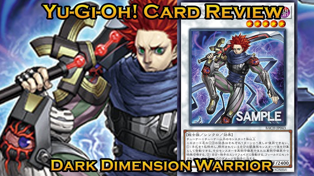 Yu-Gi-Oh! Dark Dimension Warrior Card Review - Battle of Chaos - New D ...