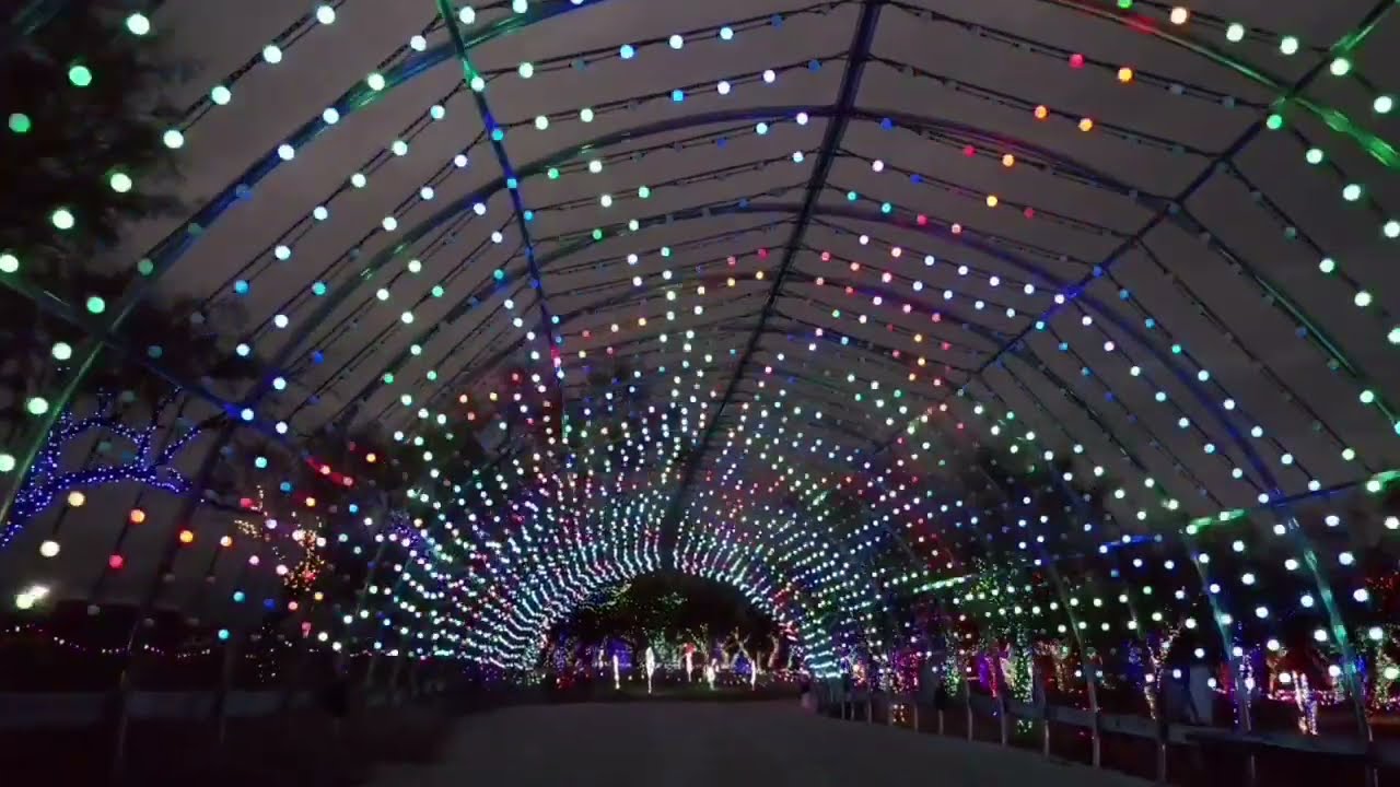 2021 Winter LightFest Flythough - YouTube