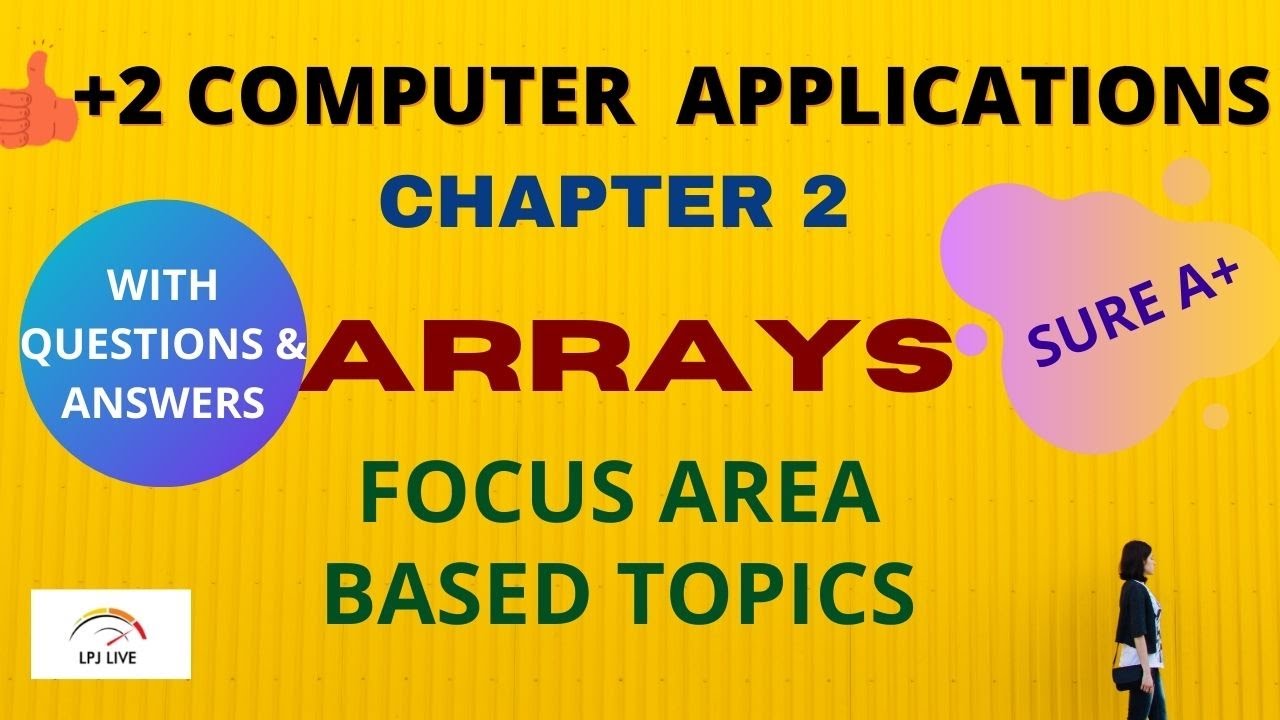 Arraysfocus Areamalayalam Tutorialchapter2plus Two Computer Applications Youtube
