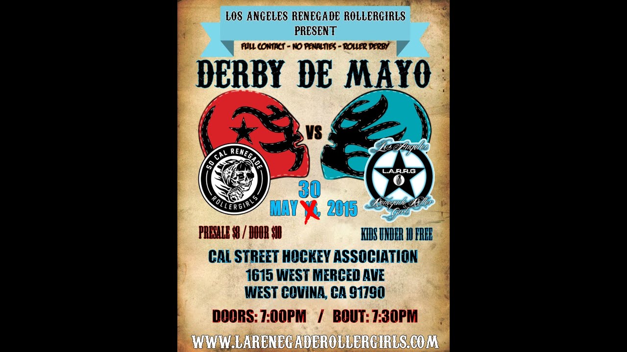 SoCal Renegades vs LA Renegades Roller Derby - YouTube