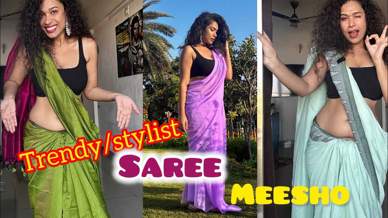 *ON HIGH DEMAND * Saree from Meesho😍| Festive ~Shaadi Special |Budget ...