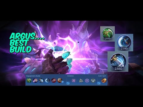 Argus Best build || MLBB game play... #mobilelegends #mlbb #solorank # ...