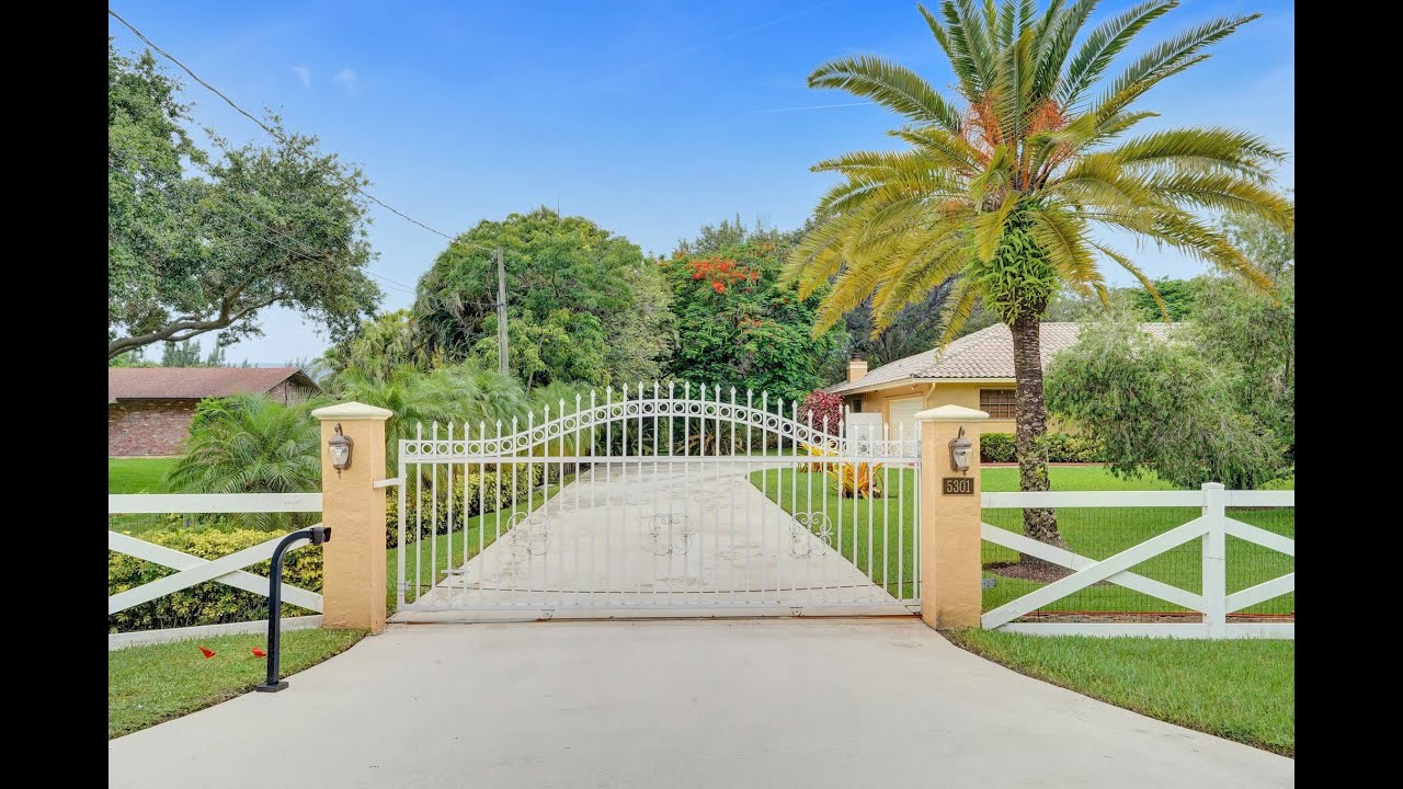 5301 SW 164th Terrace Southwest Ranches, FL 33331 - YouTube