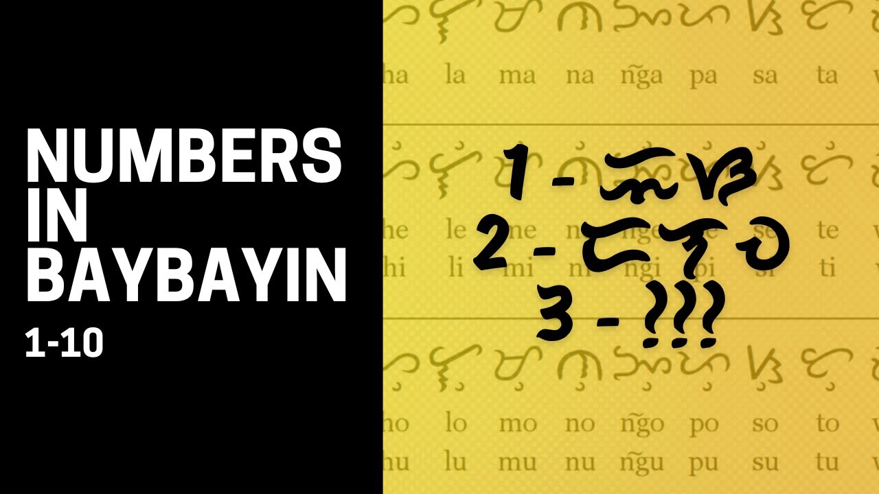 Learn to Spell Filipino Numbers with Baybayin! | Baybayin Made EASY 4 ...