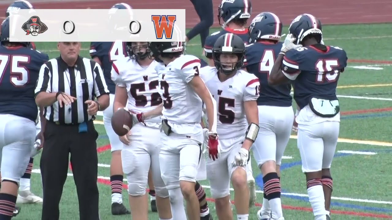 Walpole High School Varsity Football vs. Wellesley - YouTube