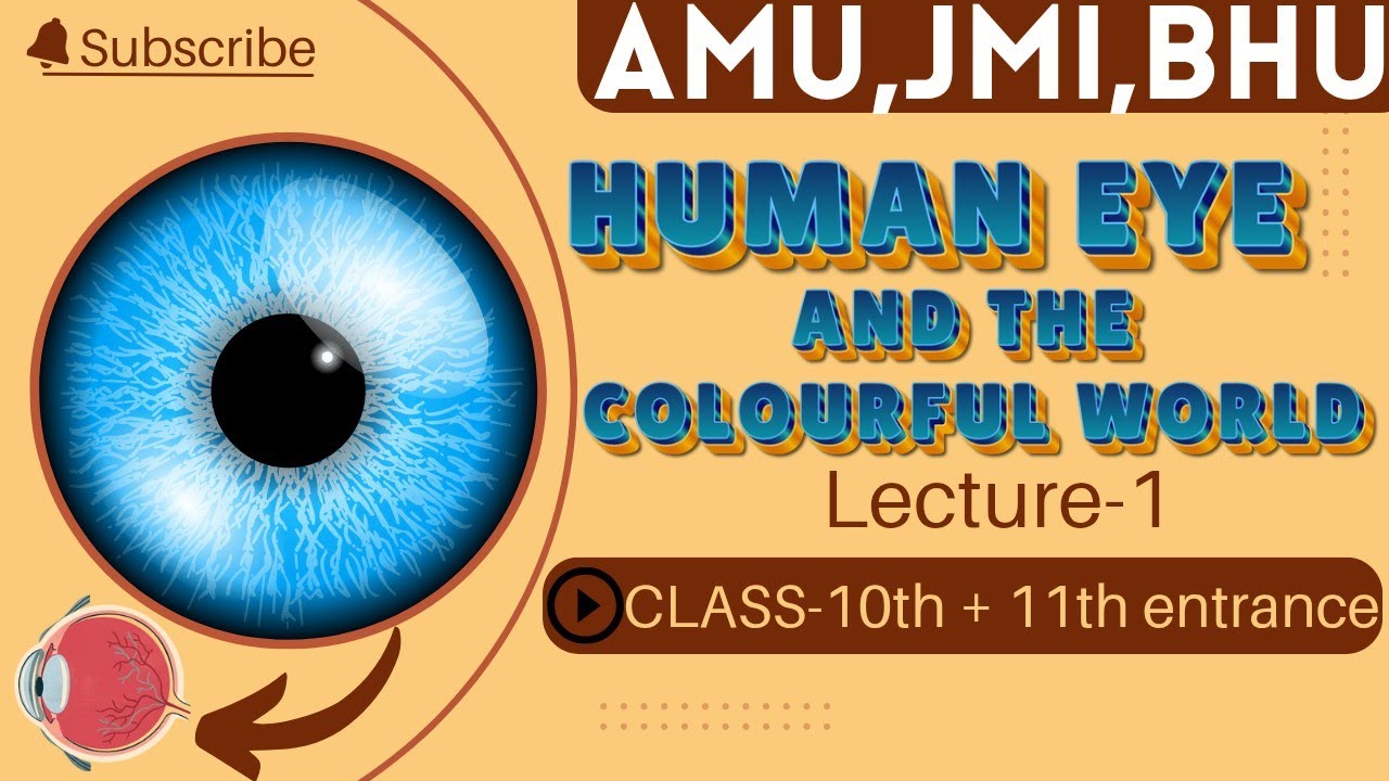 PHYSICS L1- HUMAN EYE AND THE COLOURFUL WORLD | CBSE AMU JMI 10TH BOARD ...