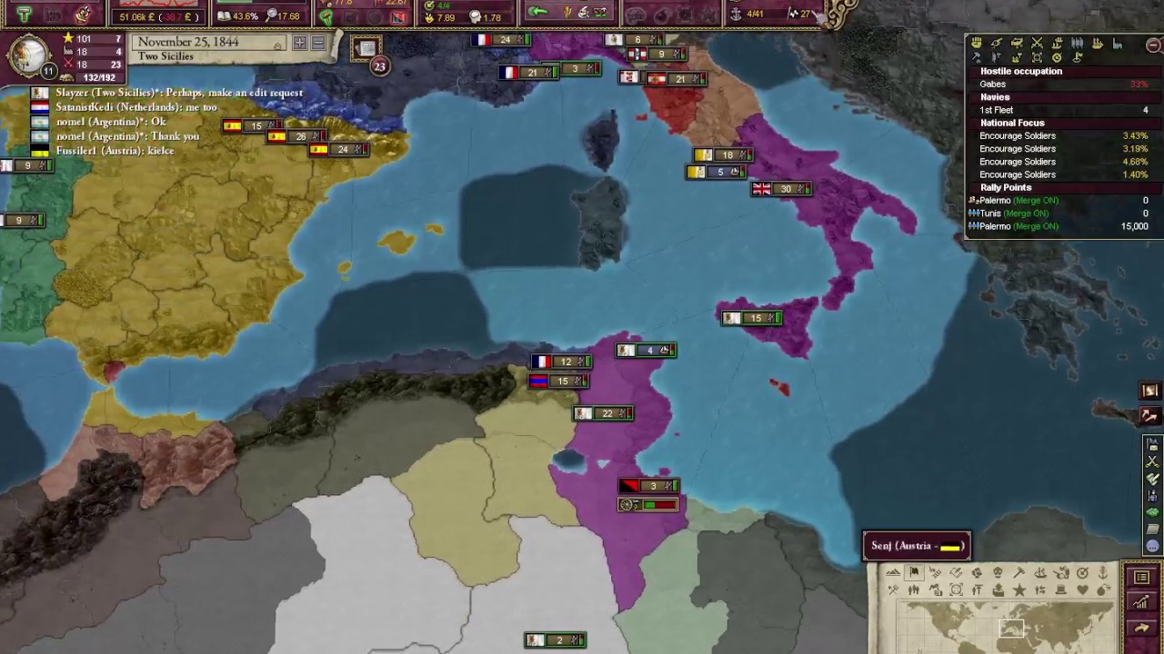 Victoria 2 MP, Two Sicilies part 5 - YouTube