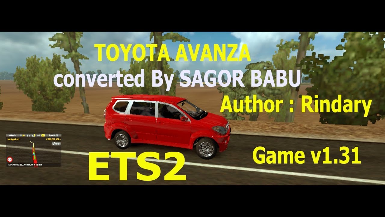 Toyota AVANZA v1.31 | ETS2 | Link+Setup | Free - YouTube
