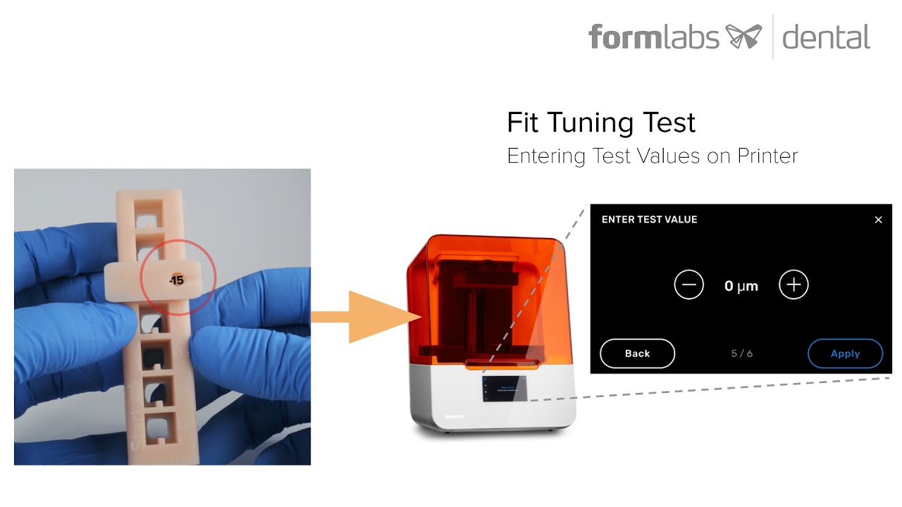 Fit Tuning Test Entering and Managing Values from the Printer Screen ...