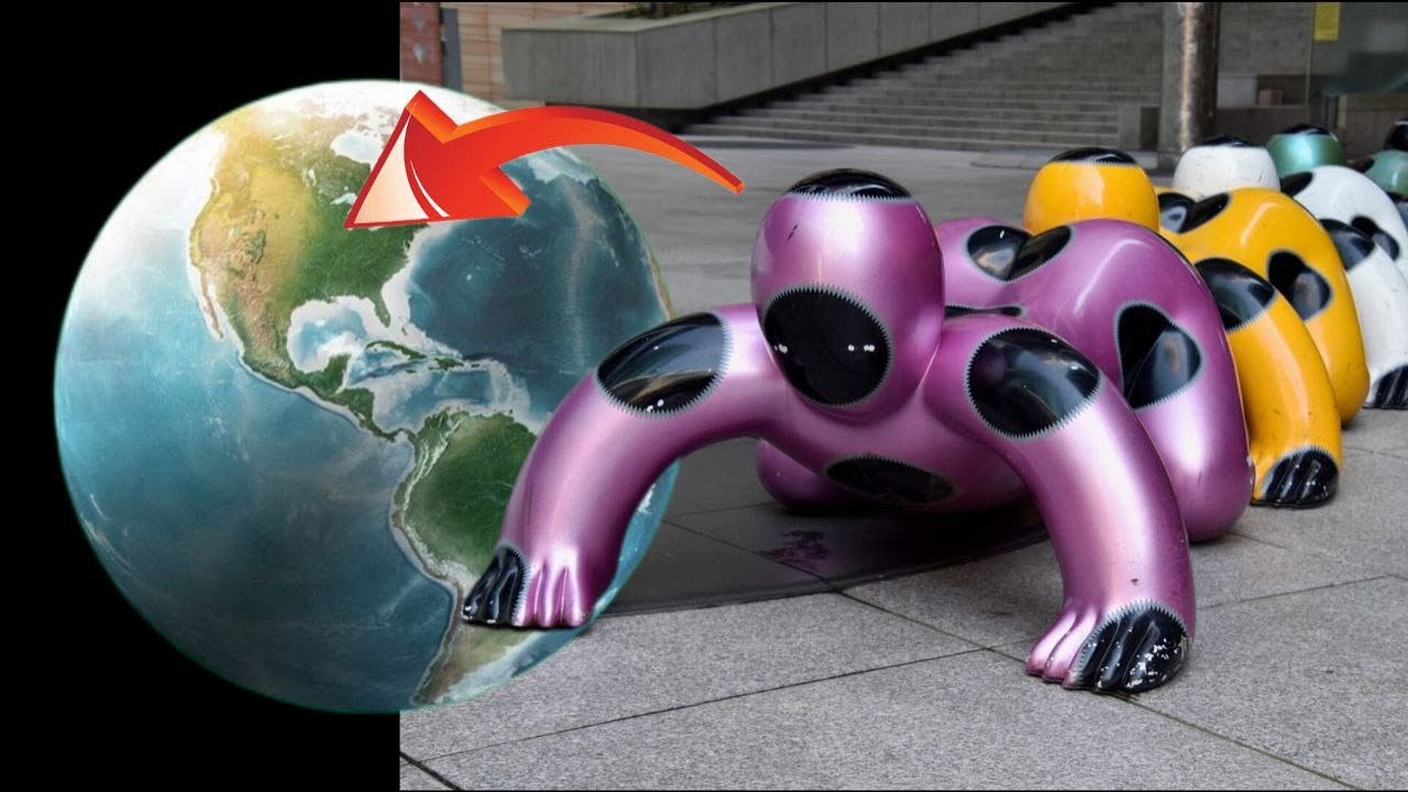 Humanoid Sculptures? Is This a New Mascot or Entertainment for Visitors ...