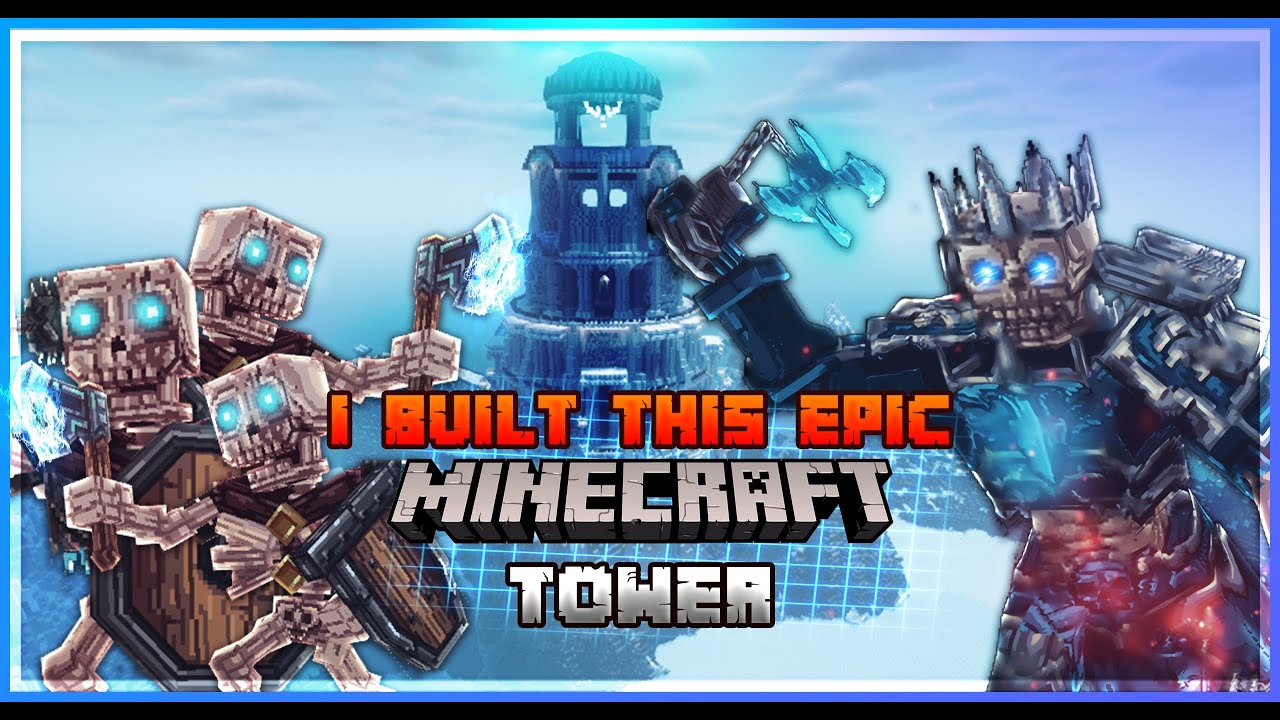 I Built An Epic Tower Dungeon Full of Custom Skeletons in Minecraft ...
