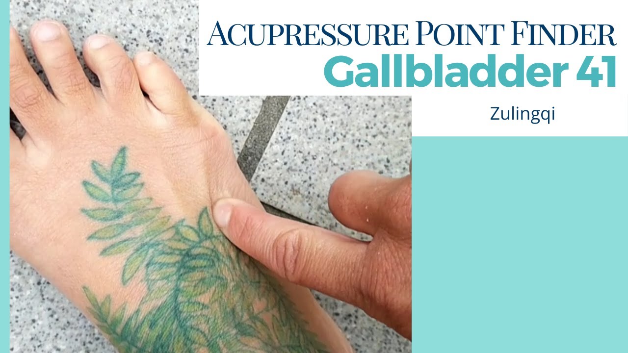 Find Gallbladder 41 Gb41 Zulingqi Acupressure Point Tutorial Youtube