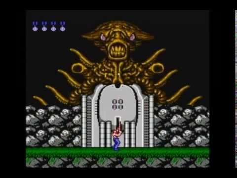 Waterfall (Stage 3) - Contra Walkthrough (NES) - YouTube