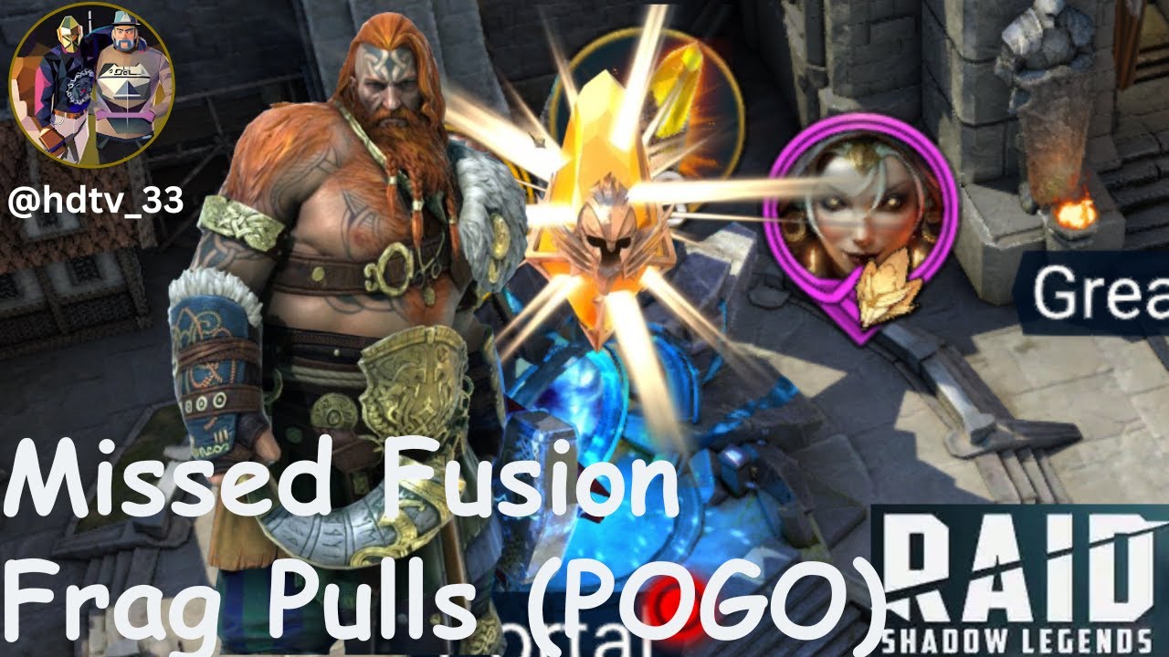 DOUBLE GOLD (POGO) - Thor Missed Frags Pulls (Main Account) | Raid ...