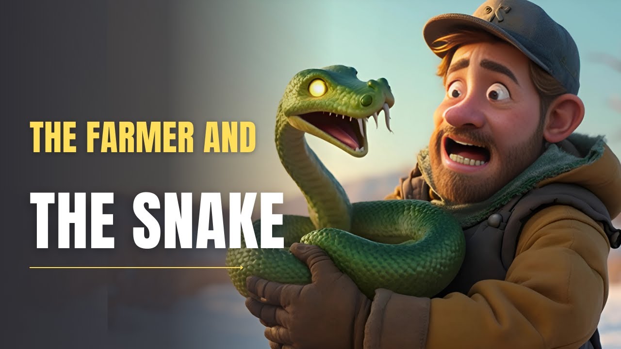 The Farmer and The Snake | 3D Animated Moral Story for Kids! - YouTube