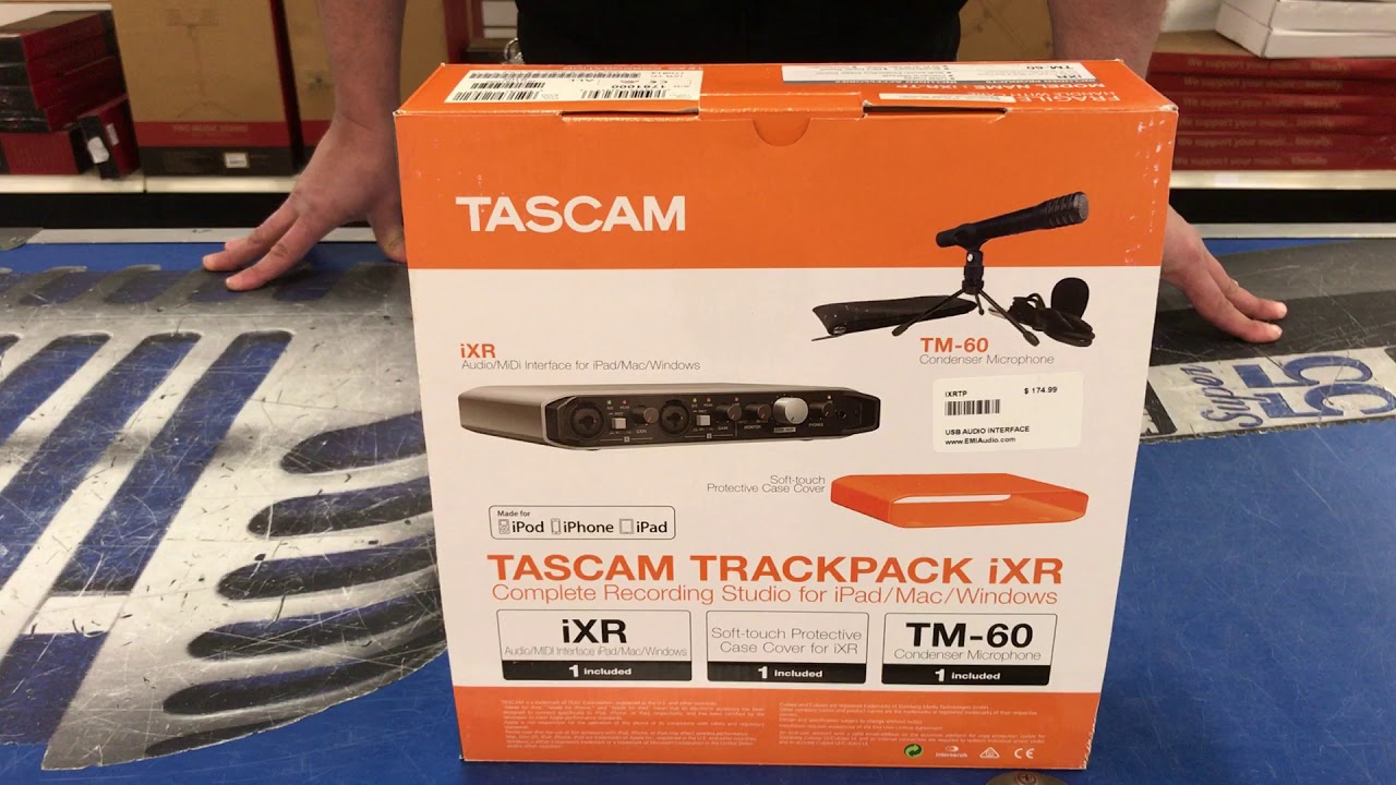 EMI Audio - Tascam iXR Recording Interface - YouTube