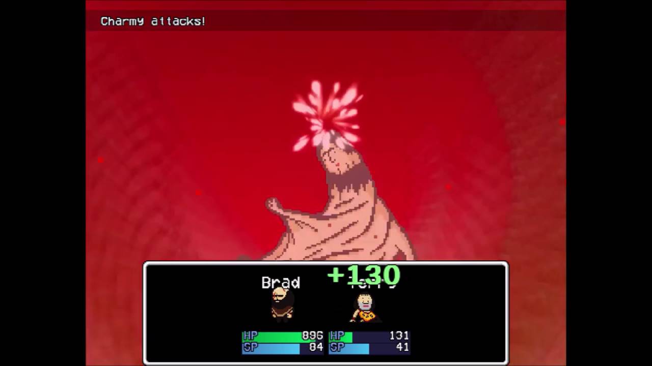 LISA: The Painful RPG - Charmy (very low leveled, Brad and Terry only ...