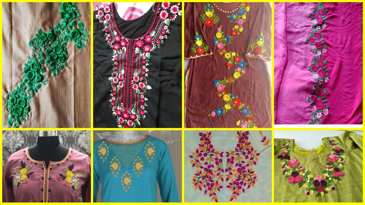 Brazilian embroidery designs for dresses / floral embroidery patterns ...