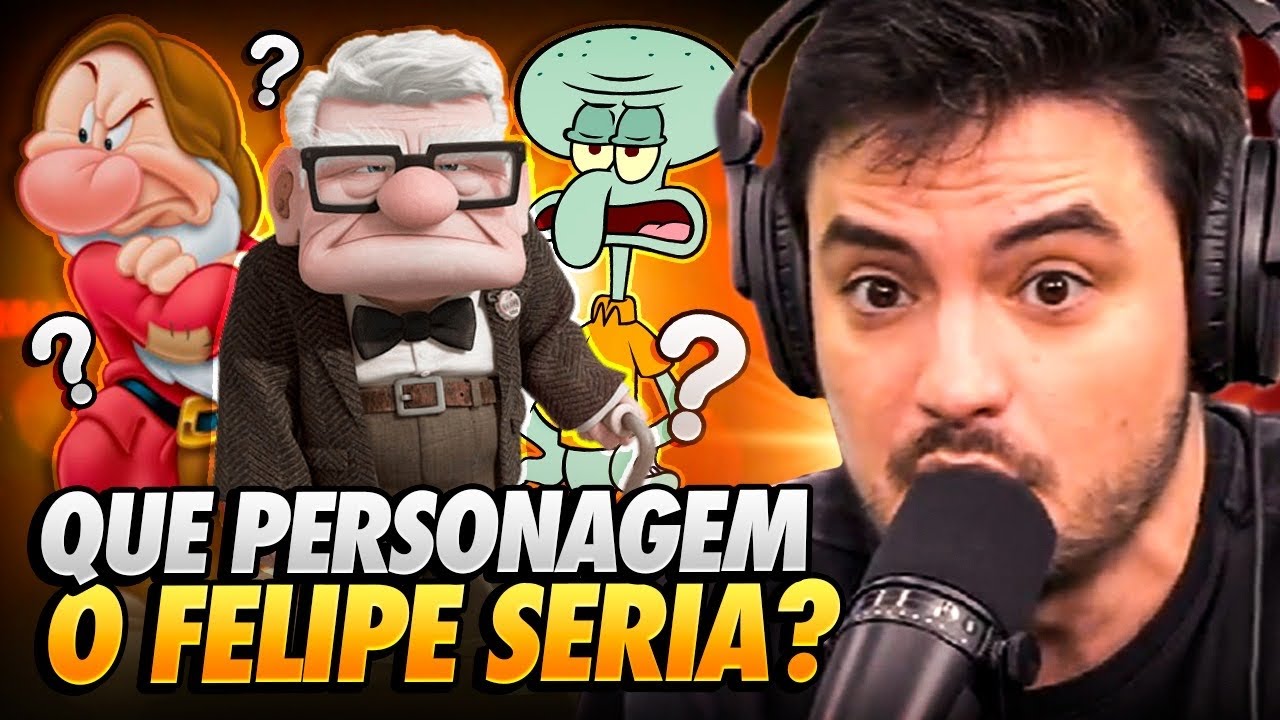 FELIPE NETO VIROU UM DESENHO ANIMADO - YouTube
