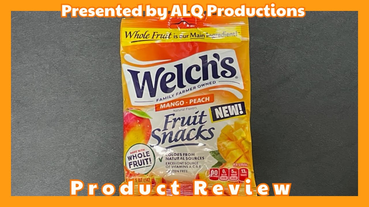 *NEW* Welch's Mango/Peach Fruit Snacks Review - YouTube