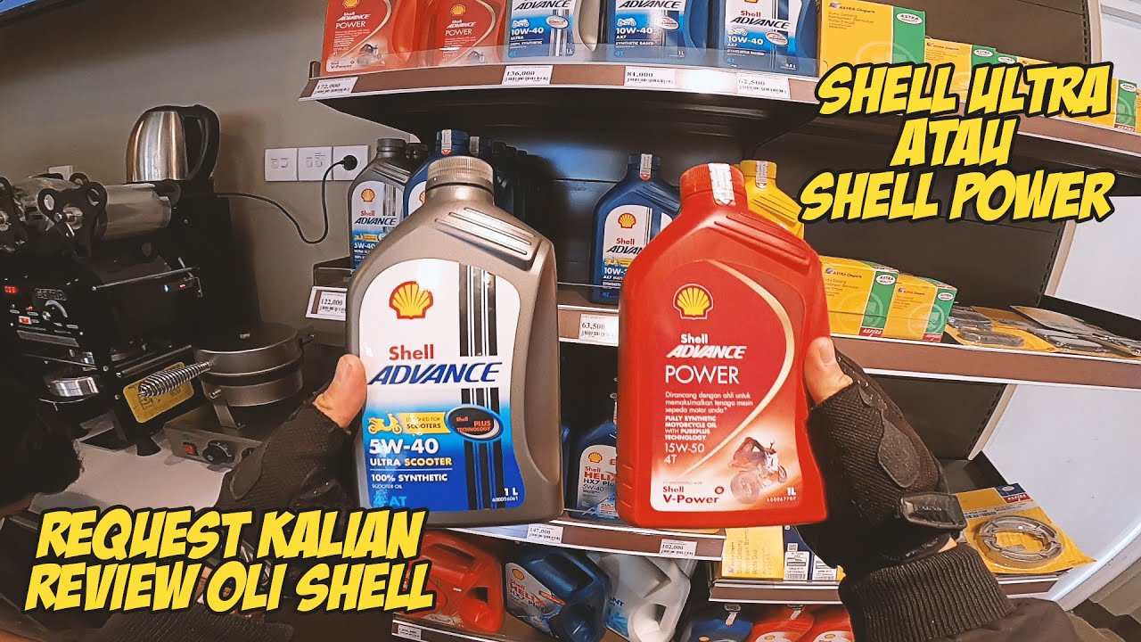 OLI SHELL ULTRA SCOOTER APA SHELL ADVANCE POWER || VLOG NMAX - YouTube