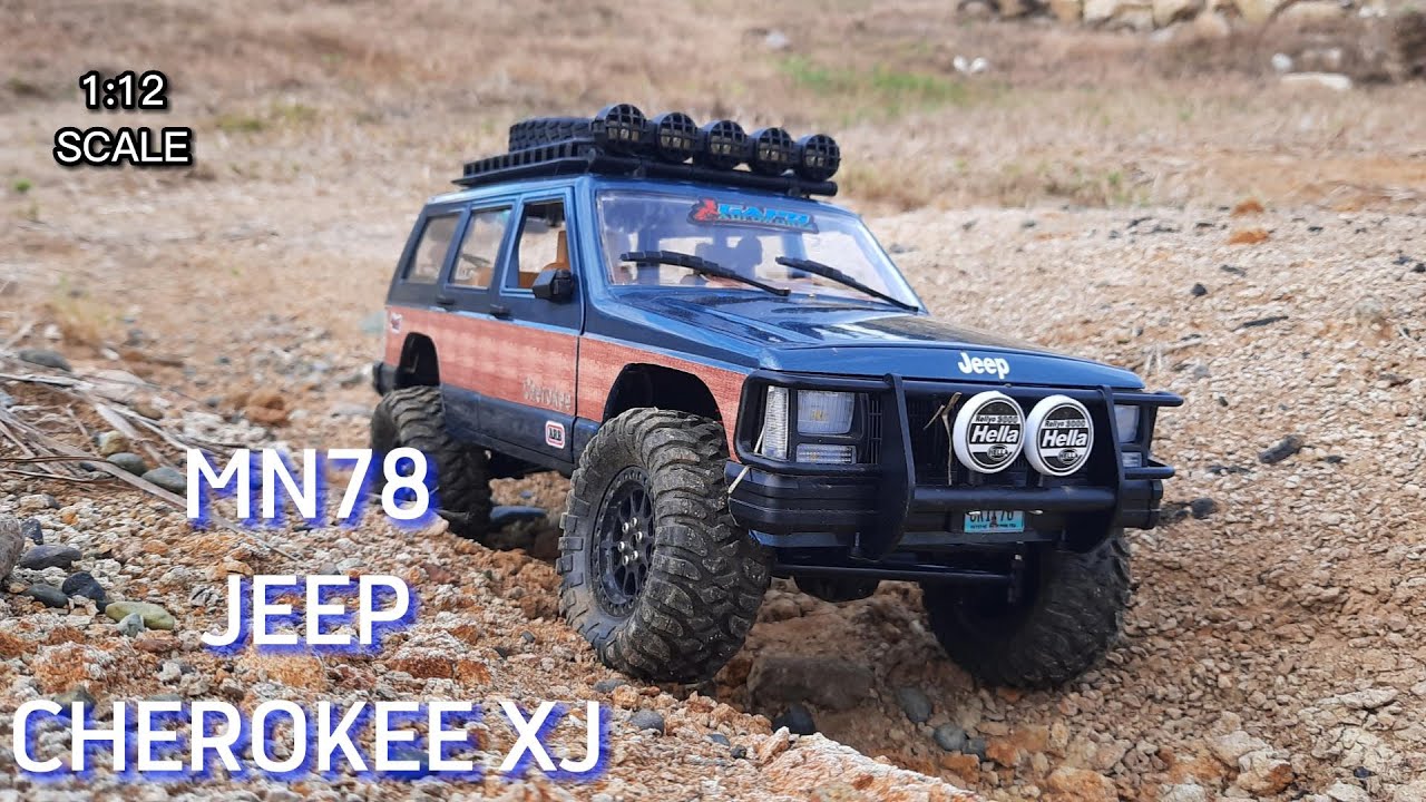 MN78 TRAIL RUN | JEEP CHEROKEE XJ 1:12 SCALE - YouTube