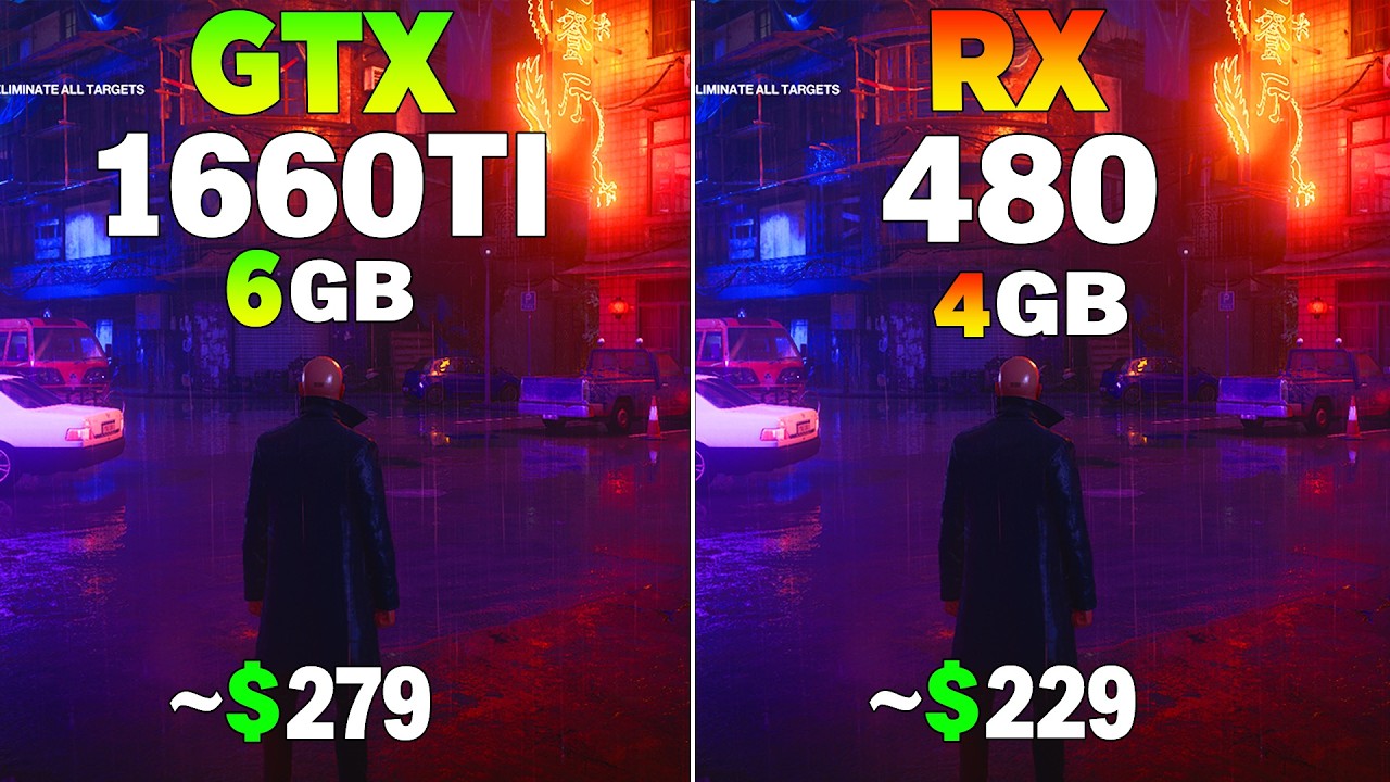 GTX 1660 Tİ Vs RX 480 - Test in 12 Games - YouTube