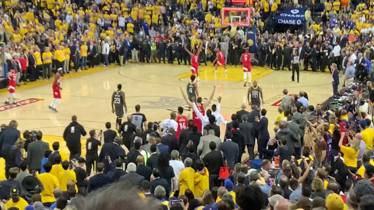 Final seconds as Raptors win the 2019 NBA Title Game 6 in Oakland - YouTube