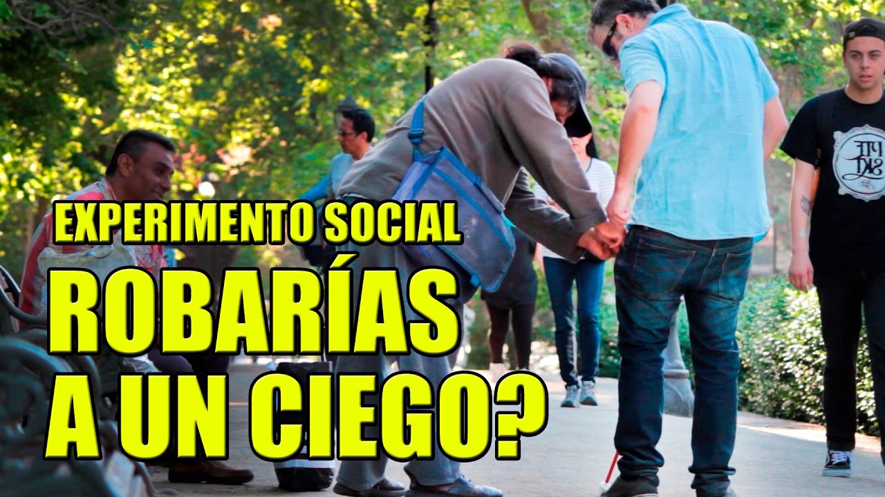 Robarías A Un Ciego | Experimento Social - La Vida Del Desvelado - YouTube