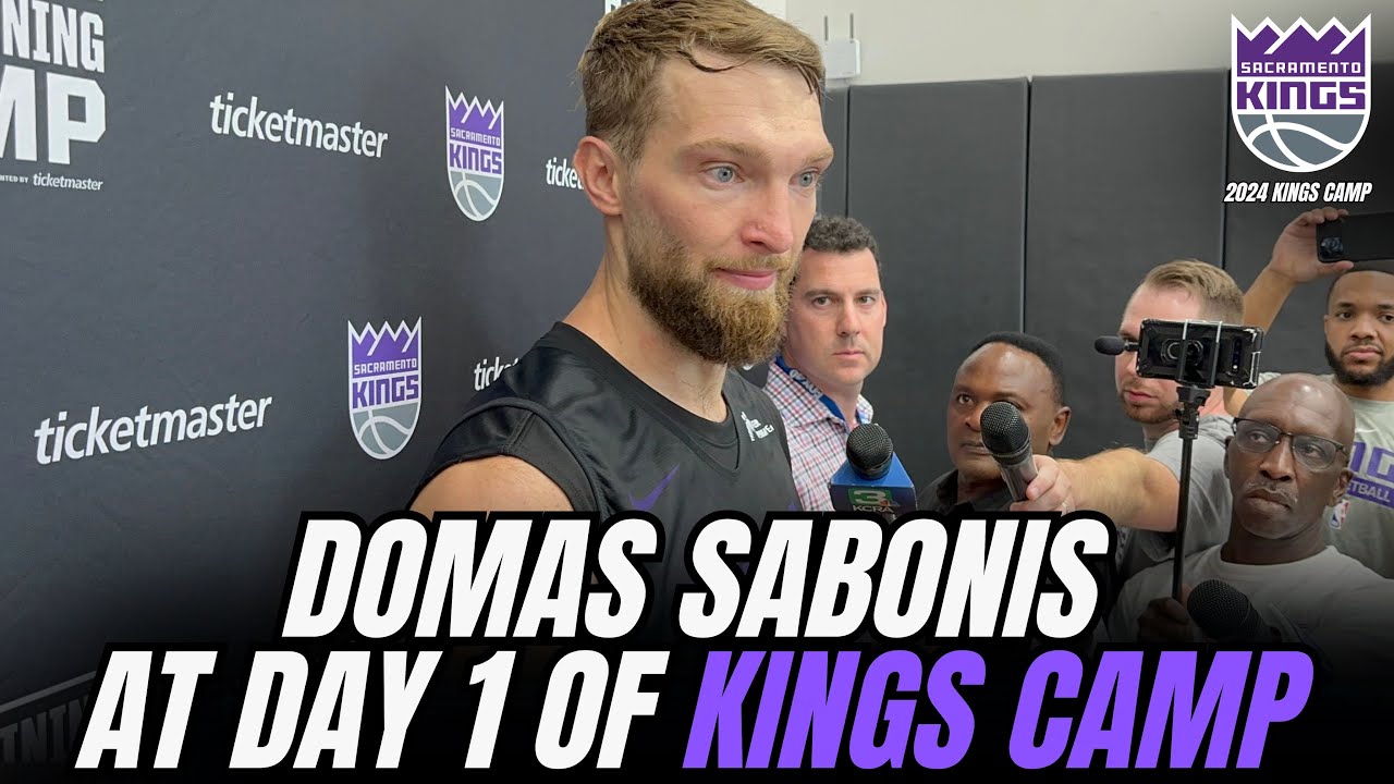 Domas Sabonis after Day 1 of training camp - YouTube