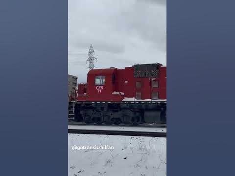 CN M306 3046E with CFS 71 (M636 MLW) - YouTube