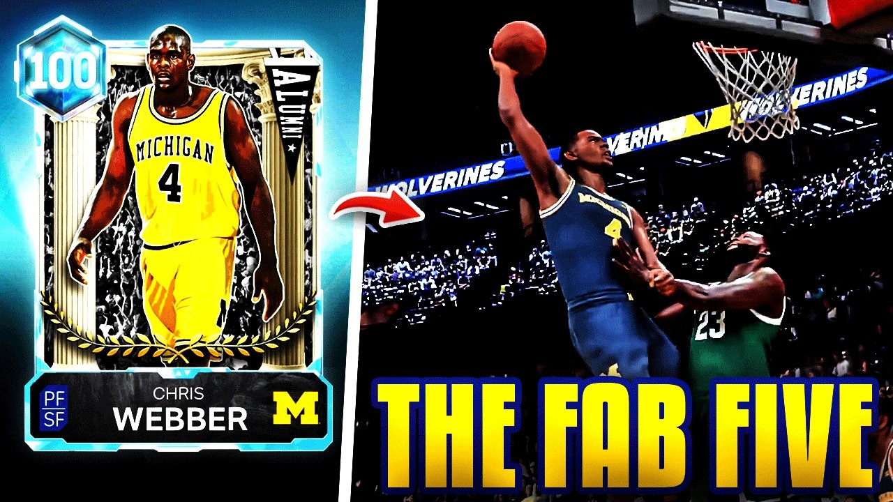 THE FAB FIVE IS BACK 😱🔥 100 OVR CHRIS WEBBER GAMEPLAY! | NBA 2K26 ...