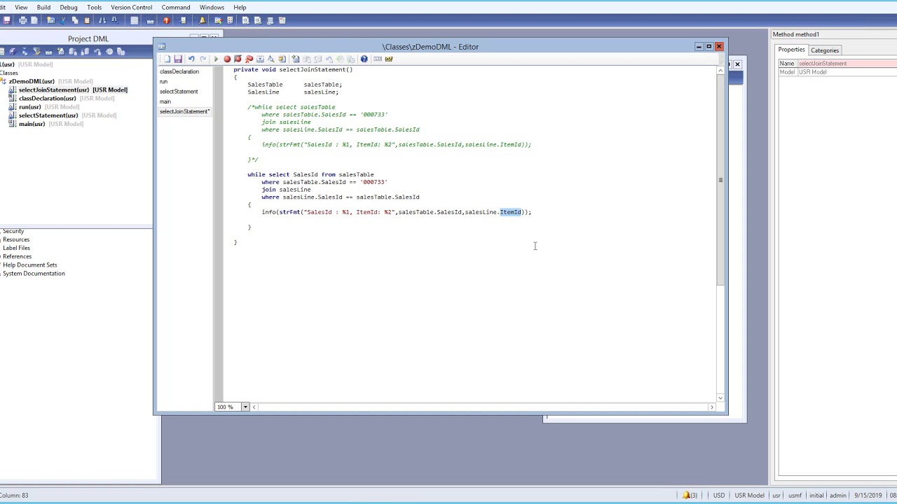 Dynamics AX | Online Training | AX Training : Select Field With join ...
