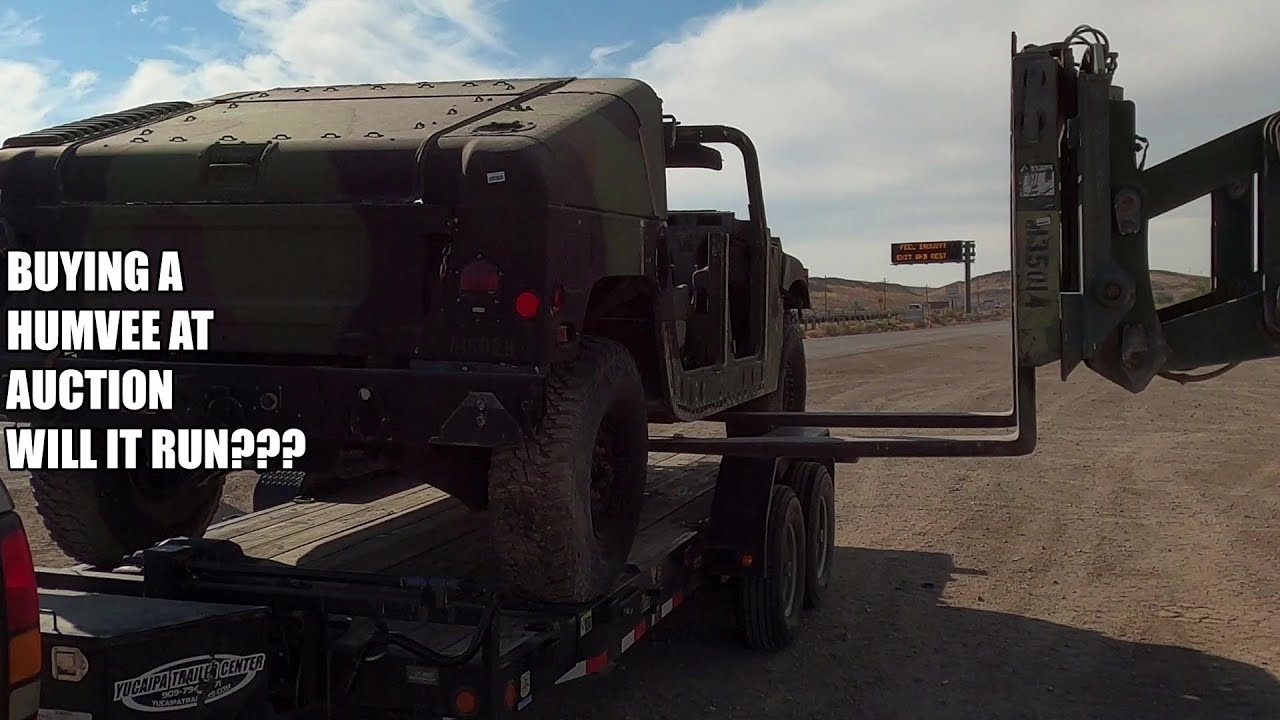 I Bought a Humvee From GovPlanet. Will it Start? HMMWV M1114 MCTAGS ...