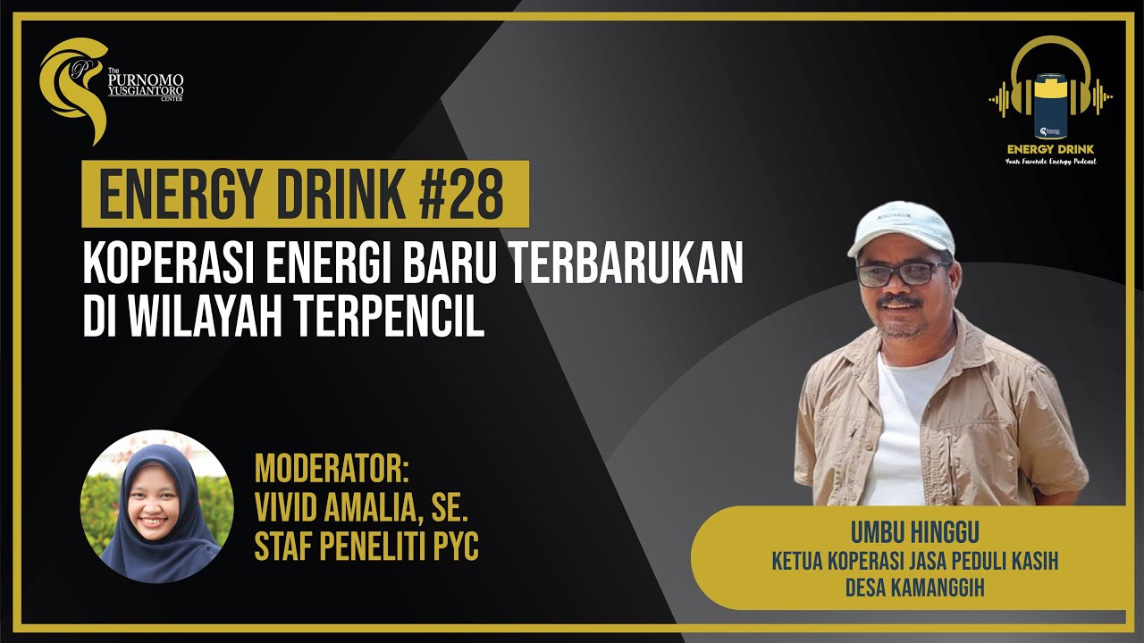 ENERGY DRINK by PYC #28 Koperasi Energi Baru Terbarukan di Wilayah ...