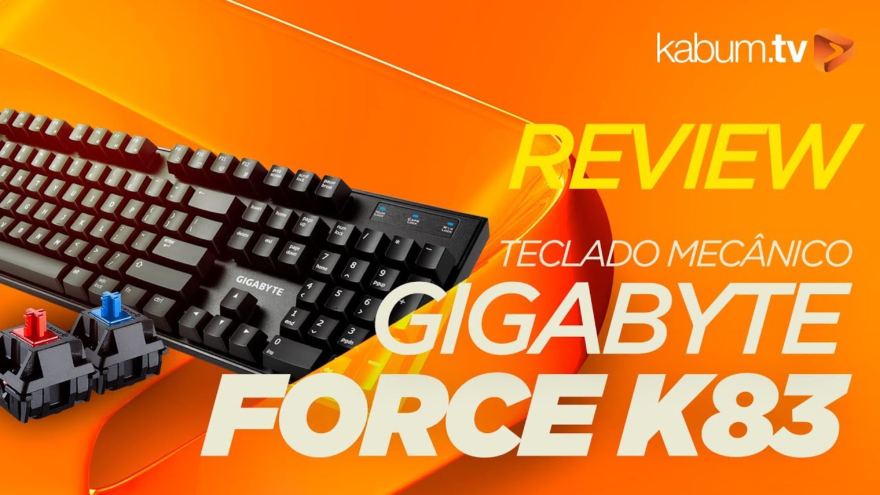 Teclado Gamer Gigabyte Force K83 #Review #KabumTV - YouTube