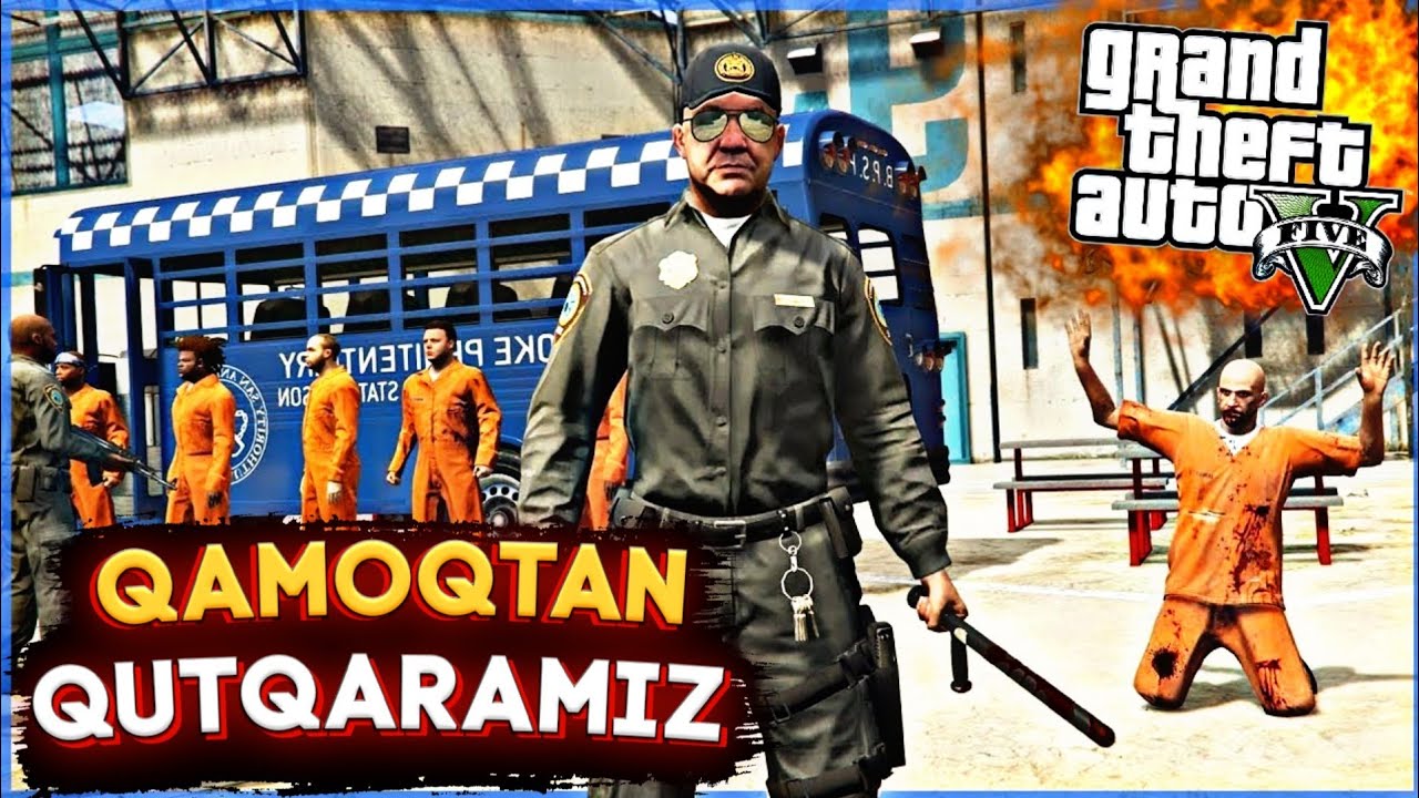 GTA 5 // DOSTIMNI QAMOQTAN QUTQARAMIZ / REAL HAYOT / UZBEKCHA LETSPLAY ...